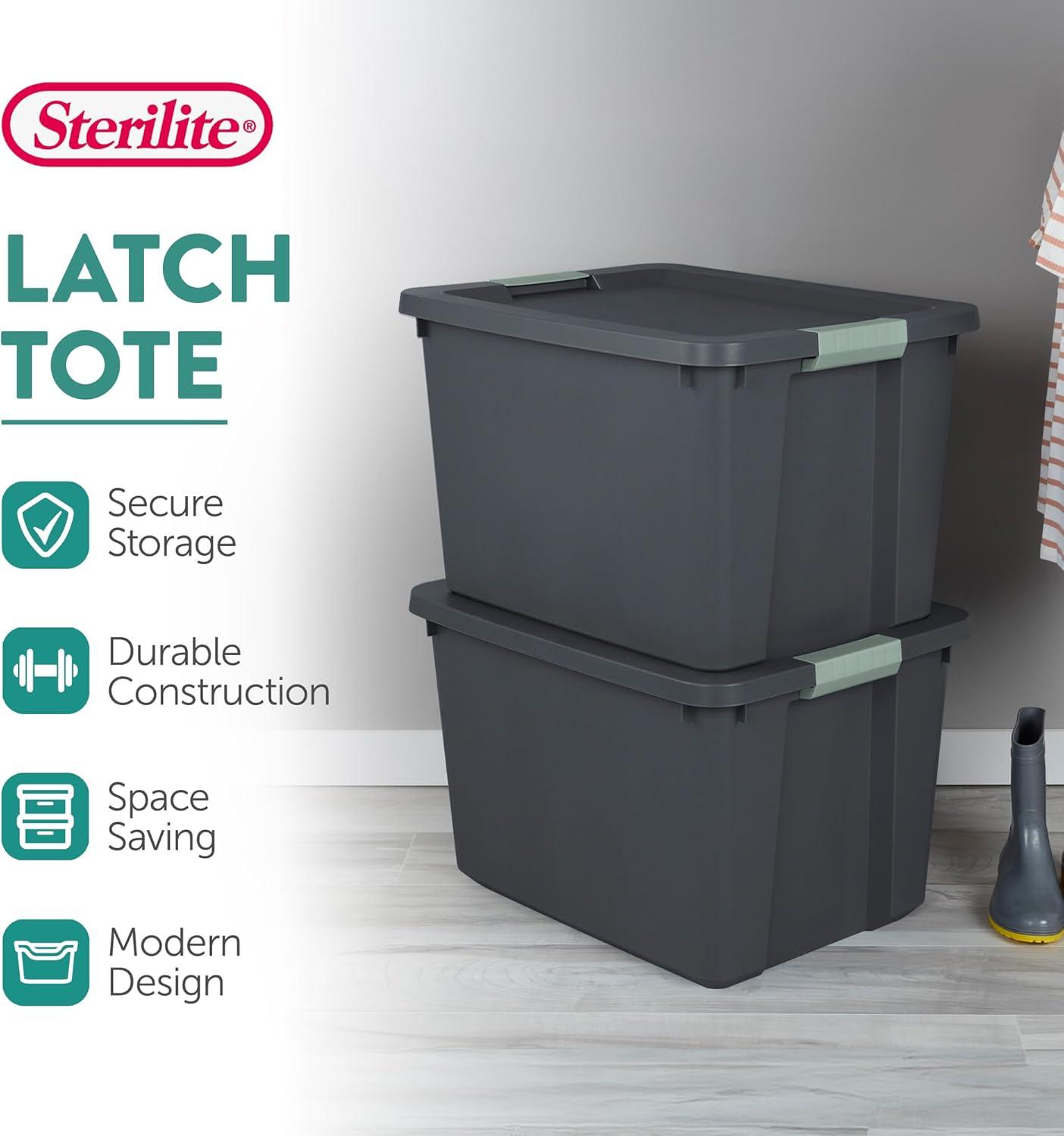 Sterilite 20 Gallon Latching Tote